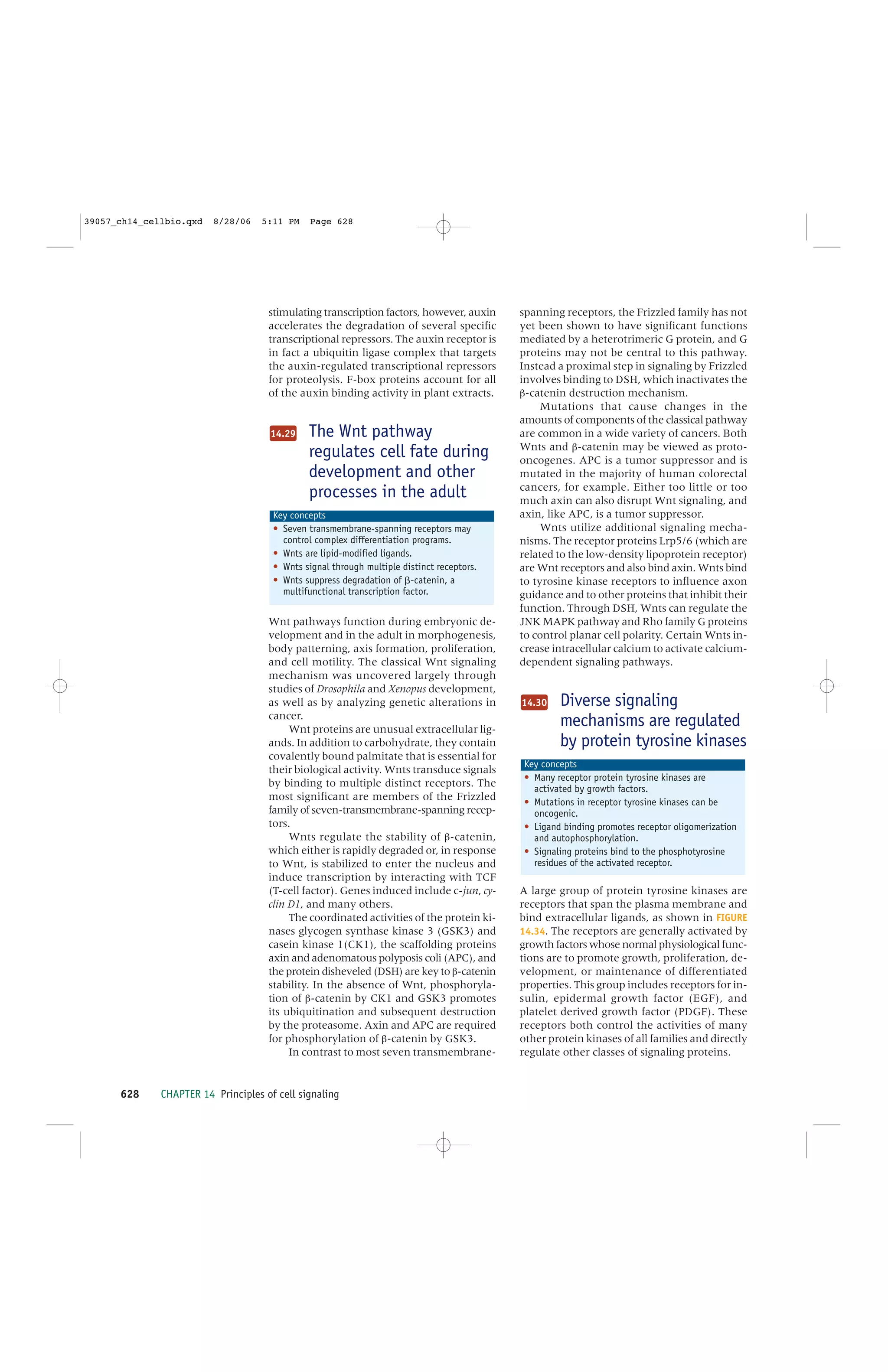 Cobb ross cell signaling chapter | PDF