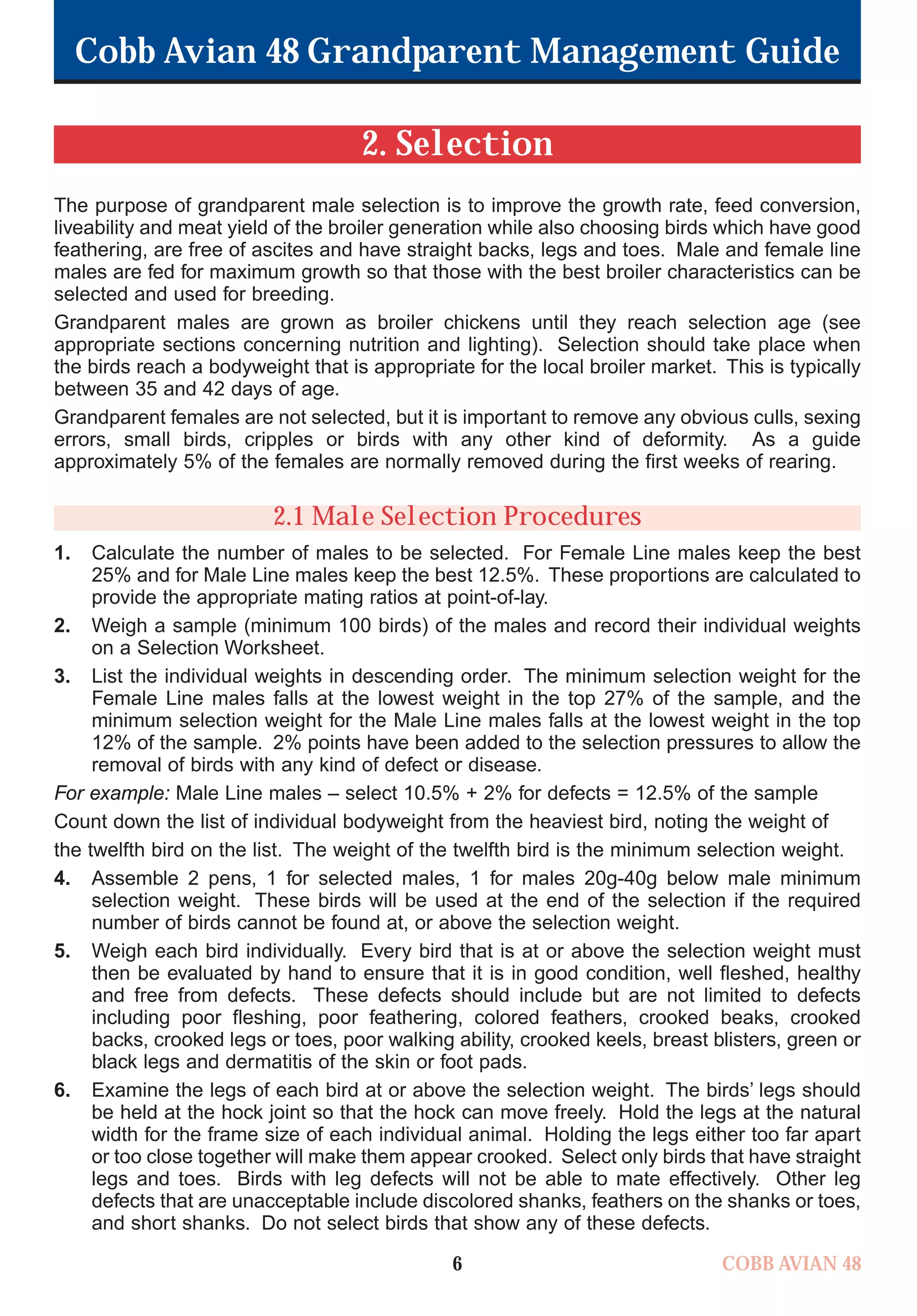 Cobb avian 48 breeder poultry | PDF