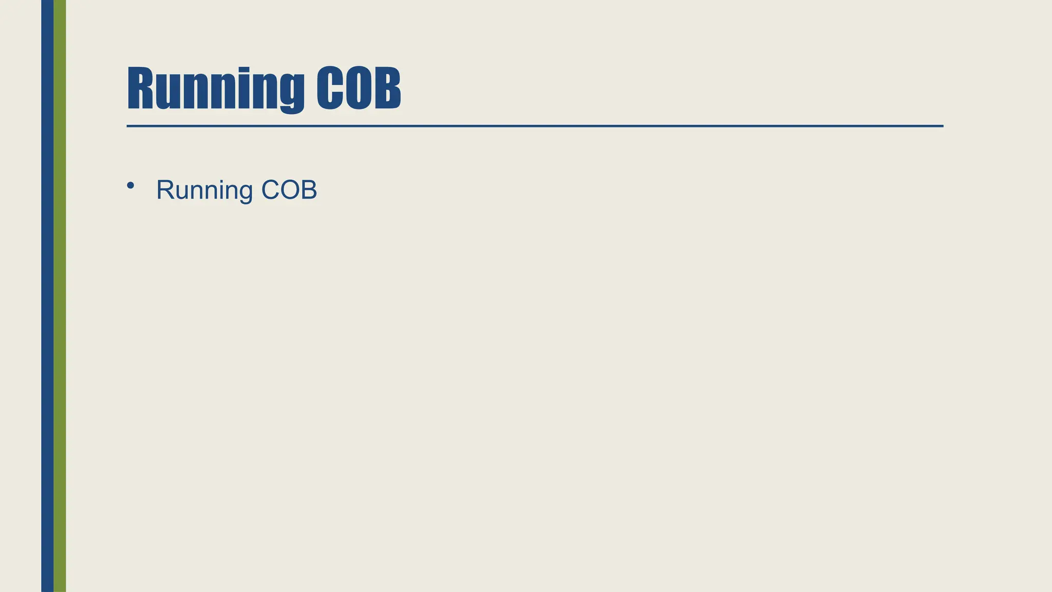 Closeofbusinesstemenos T24 Training Material Ppt