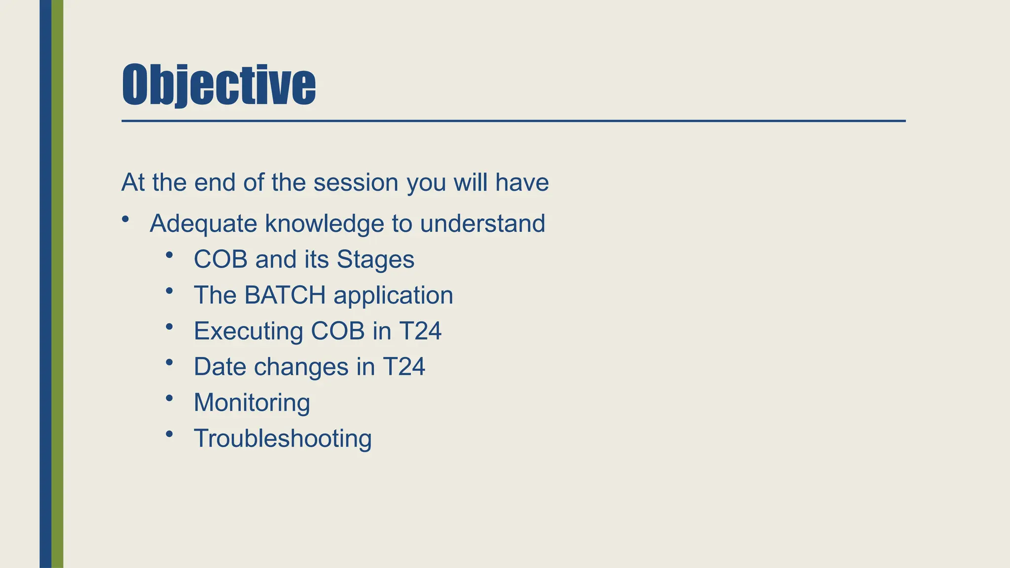 CloseOfBusinessTemenos T24 TRAINING material | PPTX