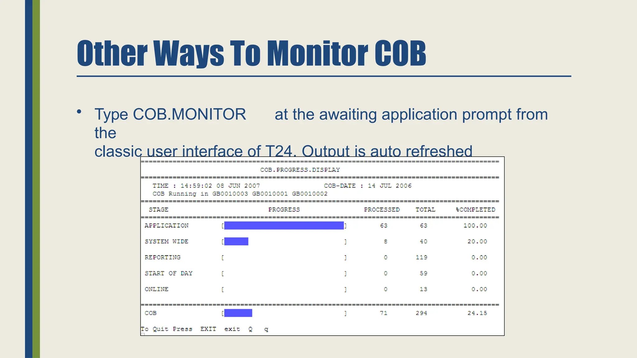 CloseOfBusinessTemenos T24 TRAINING material | PPTX