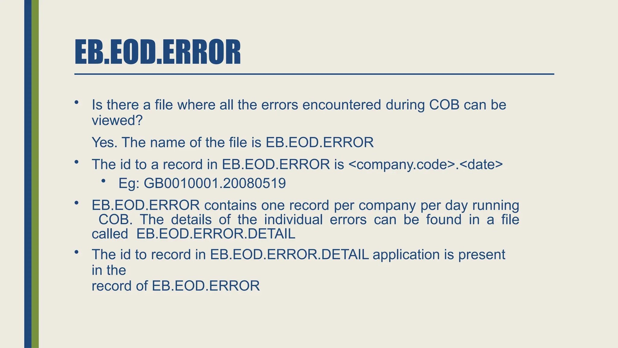 CloseOfBusinessTemenos T24 TRAINING material | PPTX | Operating Systems | Computer Software and ...