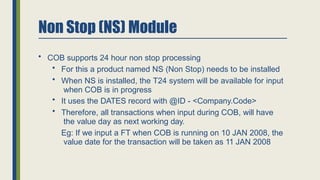 CloseOfBusinessTemenos T24 TRAINING material | PPTX