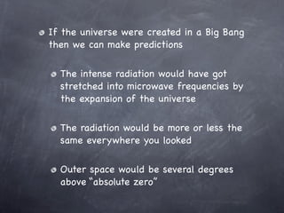 Cosmic Background Microwave Radiation | KEY
