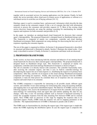 Cobe framework cloud ontology blackboard environment for enhancing discovery behavior | PDF