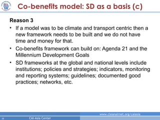 Co-Benefits of Pro-Climate Transport | PPT