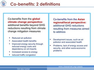 Co-Benefits of Pro-Climate Transport | PPT