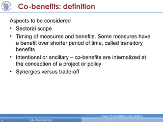 Co-Benefits of Pro-Climate Transport | PPT