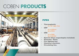 Presentación Comercial - COBEN | PPTX | Chemistry | Science