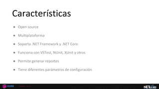 Cobertura de pruebas unitarias en C# | PPTX