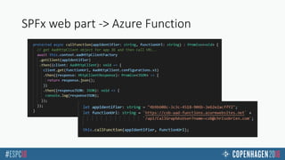 COB - Azure Functions for Office 365 developers | PPT