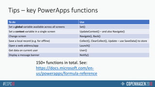 COB ESPC18 - Rich PowerApps with offline support | PPTX