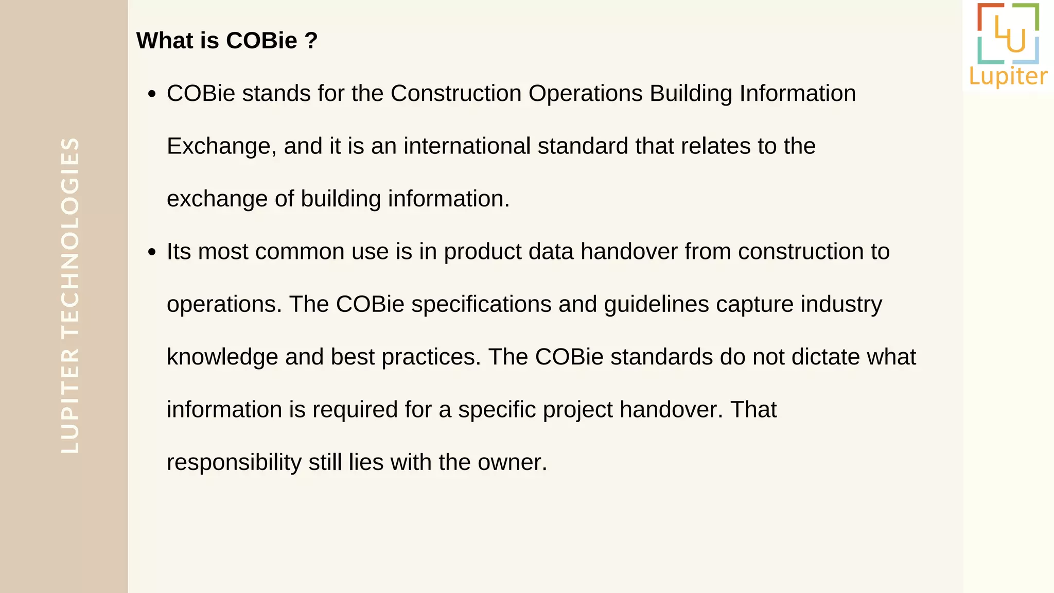 COBie | PDF