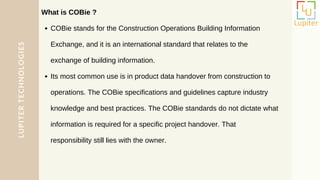 COBie | PDF