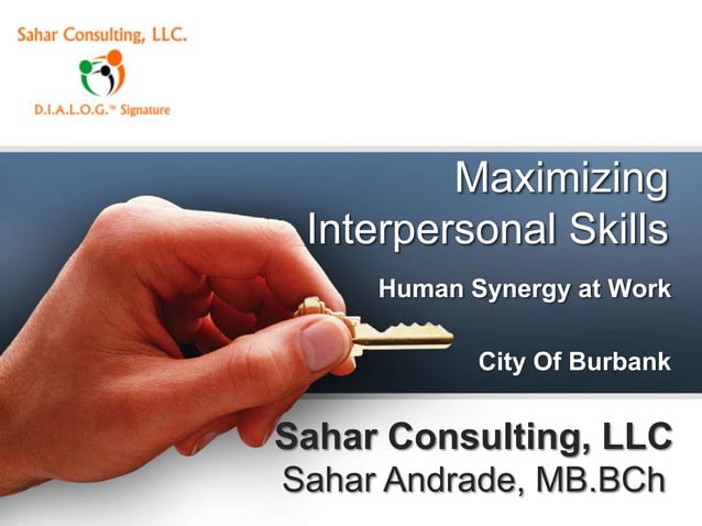 Maximizing Interpersonal Skills | PPTX