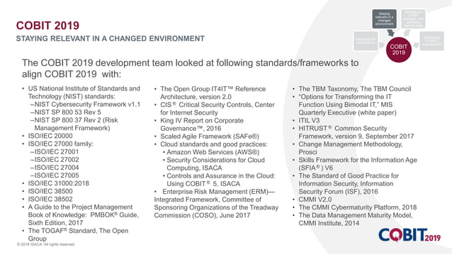 COBIT 2019 Executive Summary -COBIT 2019 | PDF