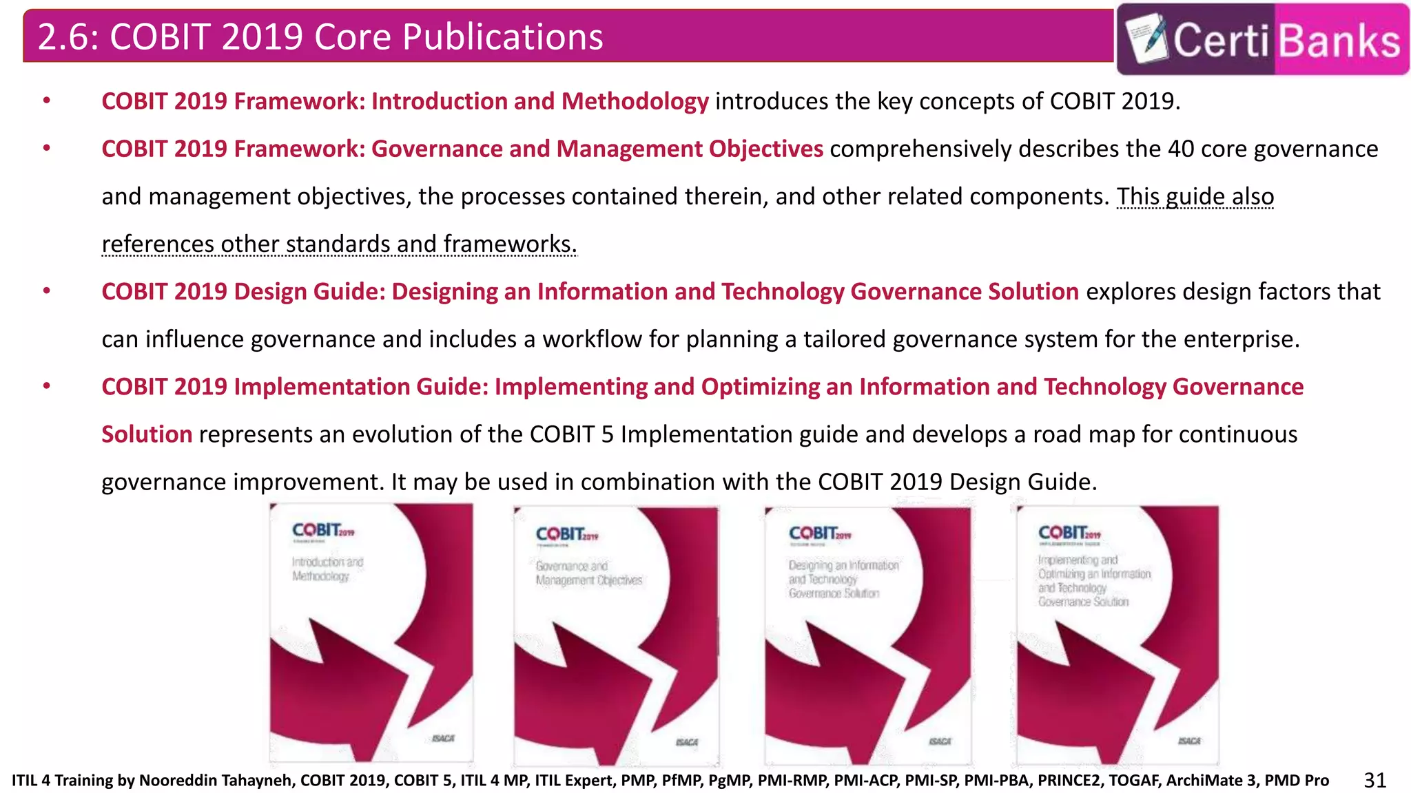 Cobit 2019 foundation study material | PDF