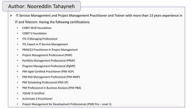 Cobit 2019 foundation study material | PDF
