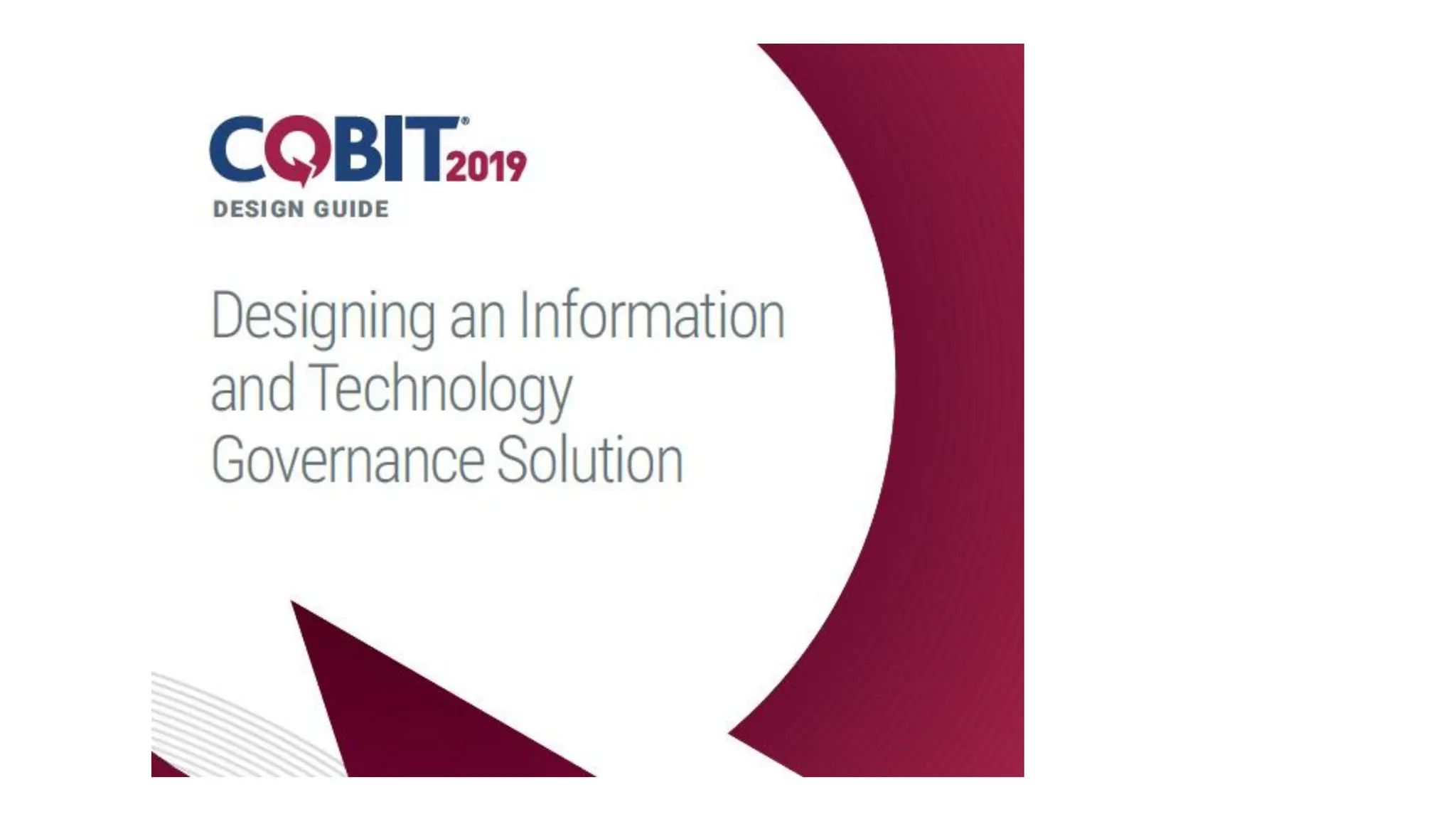 COBIT2019 guide to implement enterprise governance of information and ttechnology | PPT
