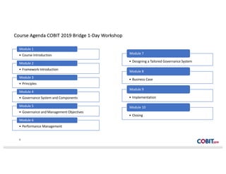 Introduction to COBIT 2019 Certification and Training | PDF