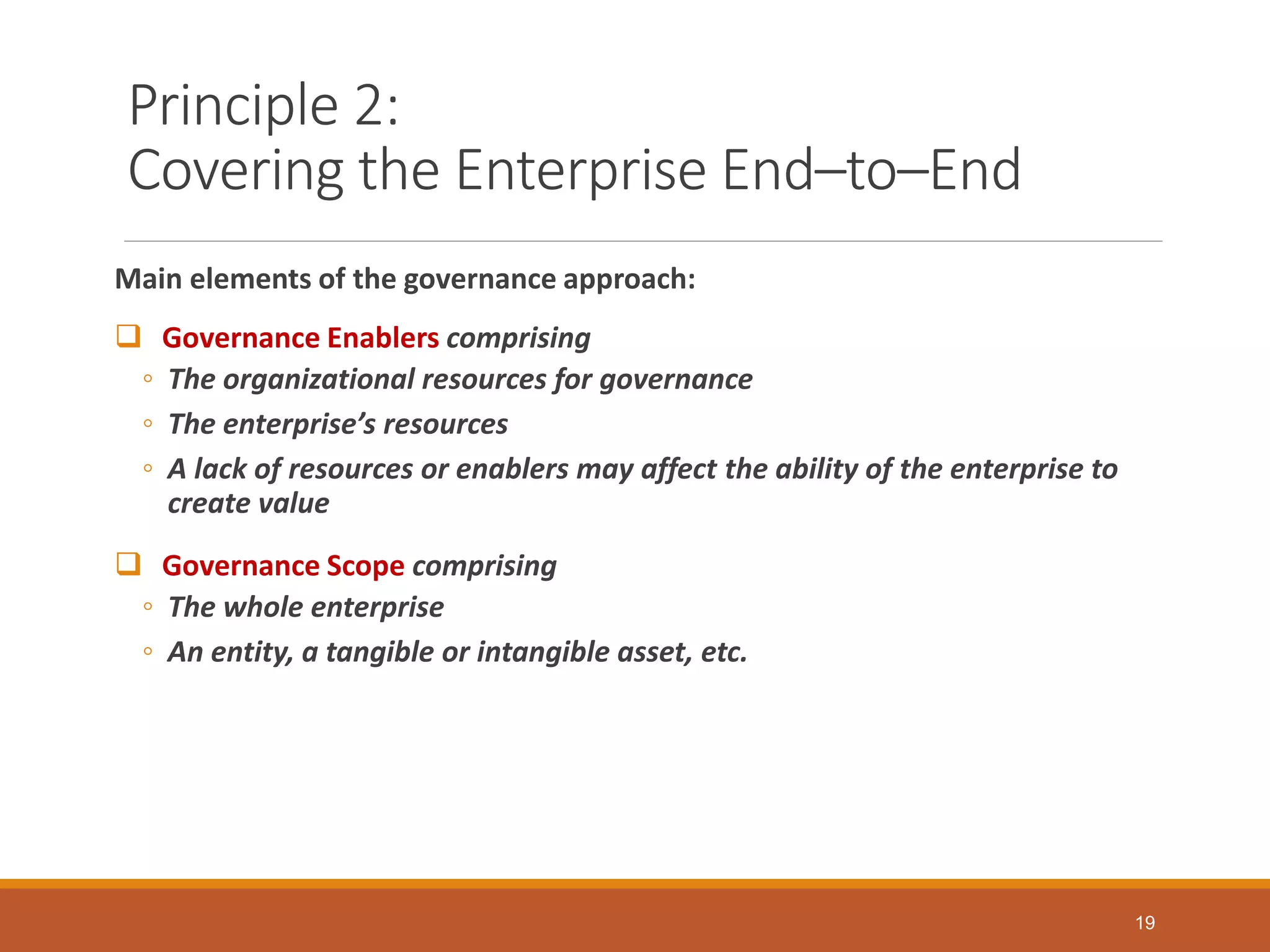 Cobit 5 It Governance Model An Introduction Pptx