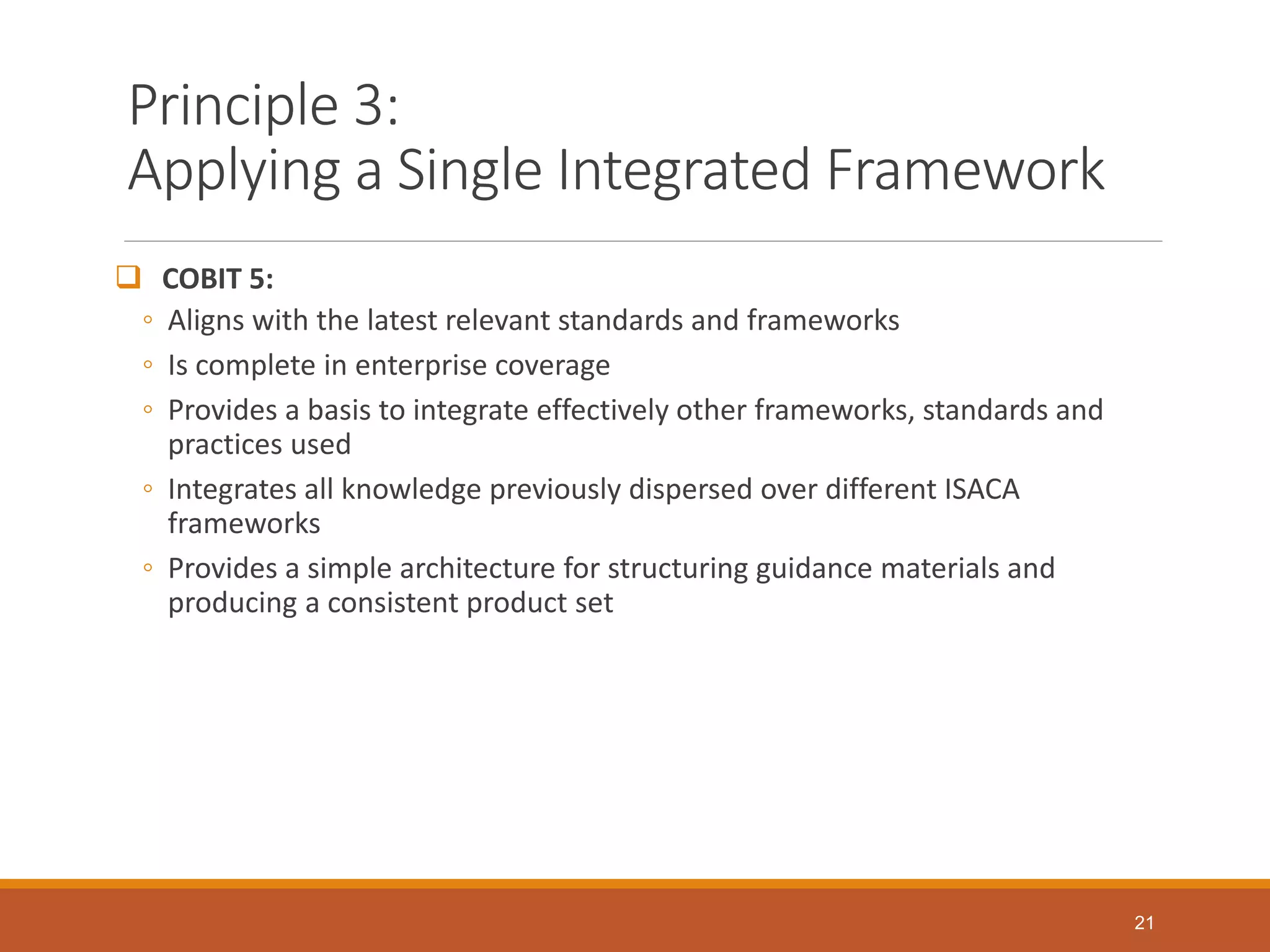 Cobit 5 It Governance Model An Introduction Pptx
