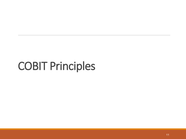 Cobit 5 It Governance Model An Introduction Pptx Business Business And Finance
