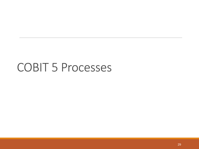 Cobit 5 It Governance Model An Introduction Pptx Business Business And Finance