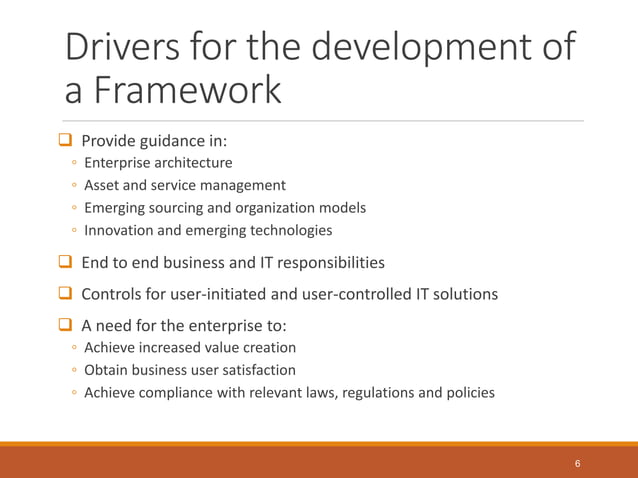 Cobit 5 It Governance Model An Introduction Pptx Business Business And Finance