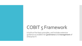 COBIT5 Introduction | PPT