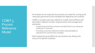 COBIT 5 - Principal 5 Separating Governance From Management | PPT