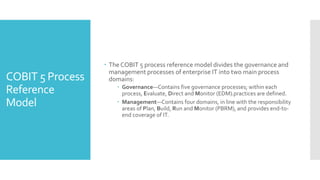 COBIT 5 - Principal 5 Separating Governance From Management | PPT