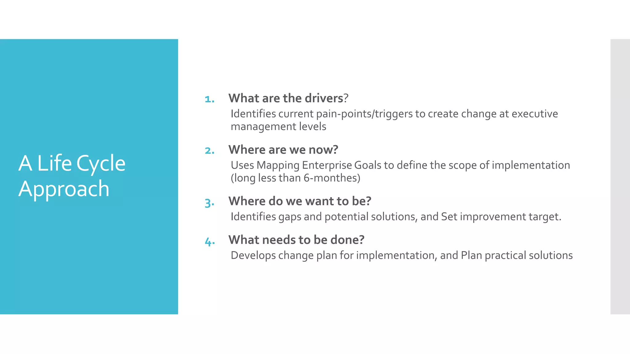 COBIT5 Implementation Guidance | PPTX