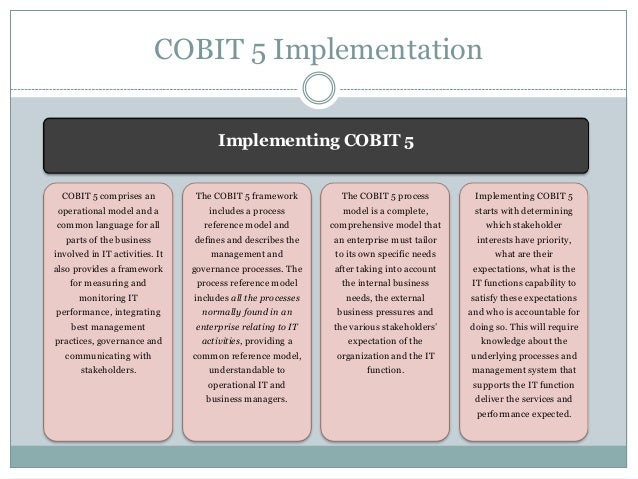 COBIT 5 & 4.1 Comparison