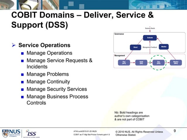 COBIT 5 as an IT Management Best Practices Framework - by Goh Boon Nam ...