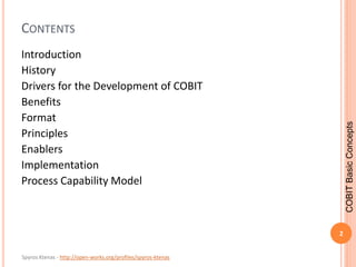 COBIT 5 Basic Concepts | PDF