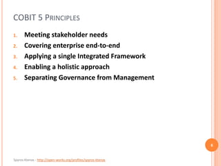 COBIT 5 Basic Concepts | PDF