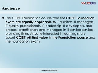 Cobit Foundation Training | PPT