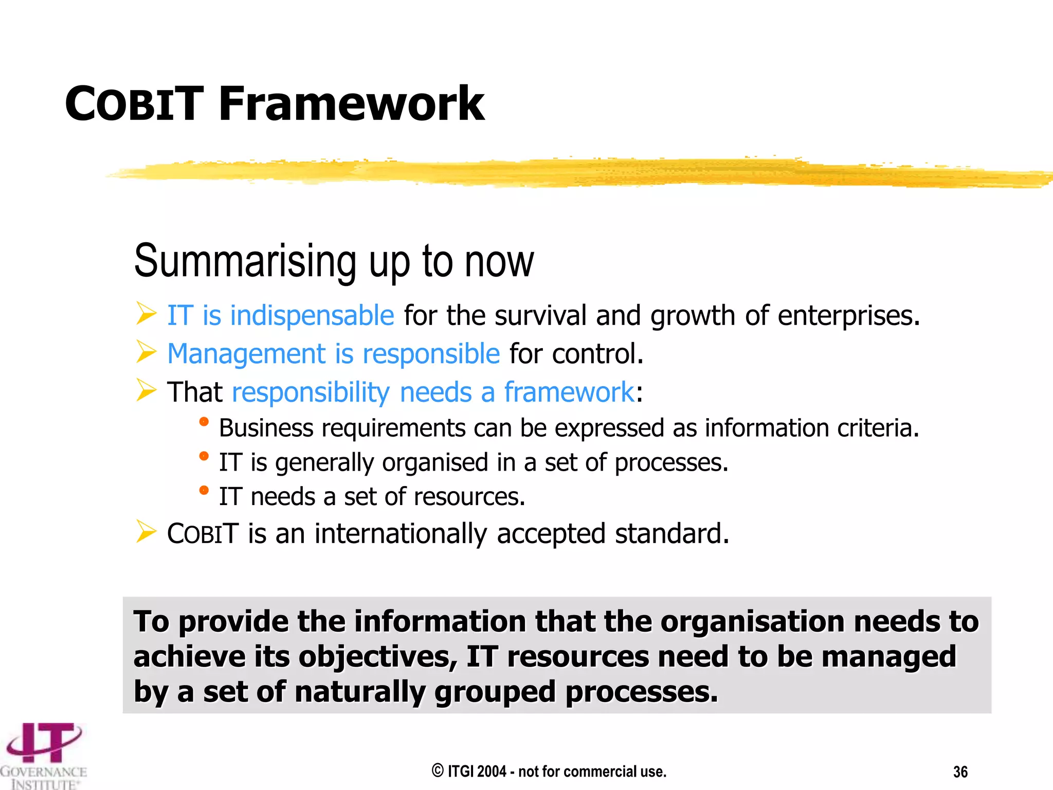 COBIT® Presentation Package.ppt