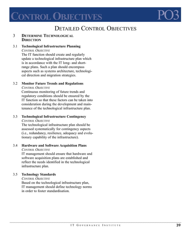 Cobit regulations | PDF