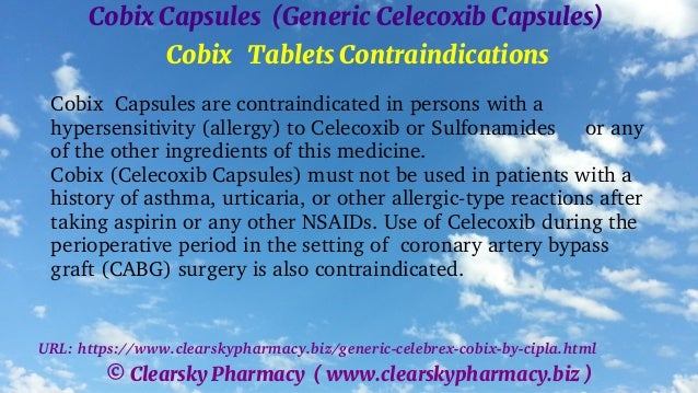 Cobix Capsules (Generic Celecoxib Capsules) | PDF