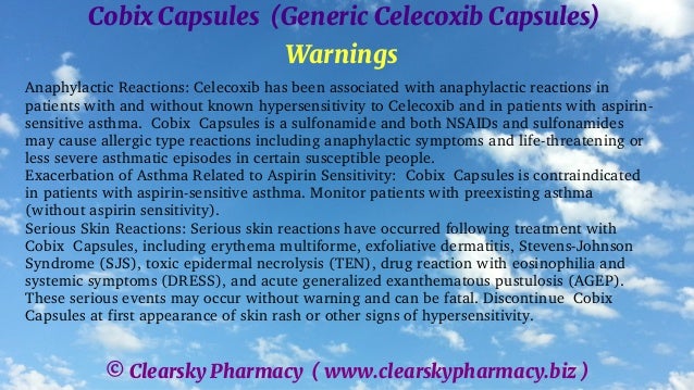 Cobix Capsules (Generic Celecoxib Capsules) | PPT
