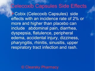 Cobix (Celecoxib Capsules) | ODP