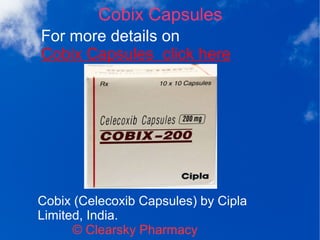 Cobix (Celecoxib Capsules) | ODP