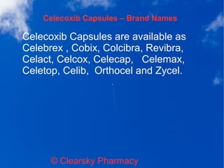 Cobix (Celecoxib Capsules) | ODP