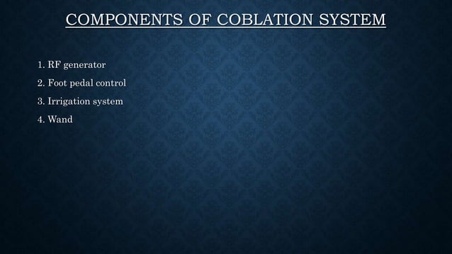 Coblation in ent | PPTX