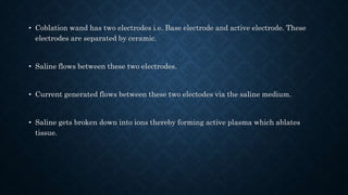 Coblation in ent | PPTX