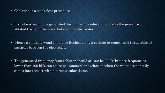 Coblation in ent | PPTX