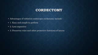 Coblation in ent | PPTX