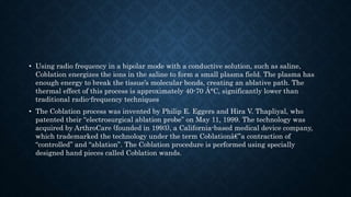 Coblation in ent | PPTX